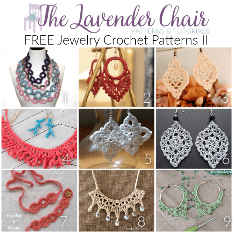 Over 40 Free and Easy Crochet Jewelry Patterns - Lana Mango